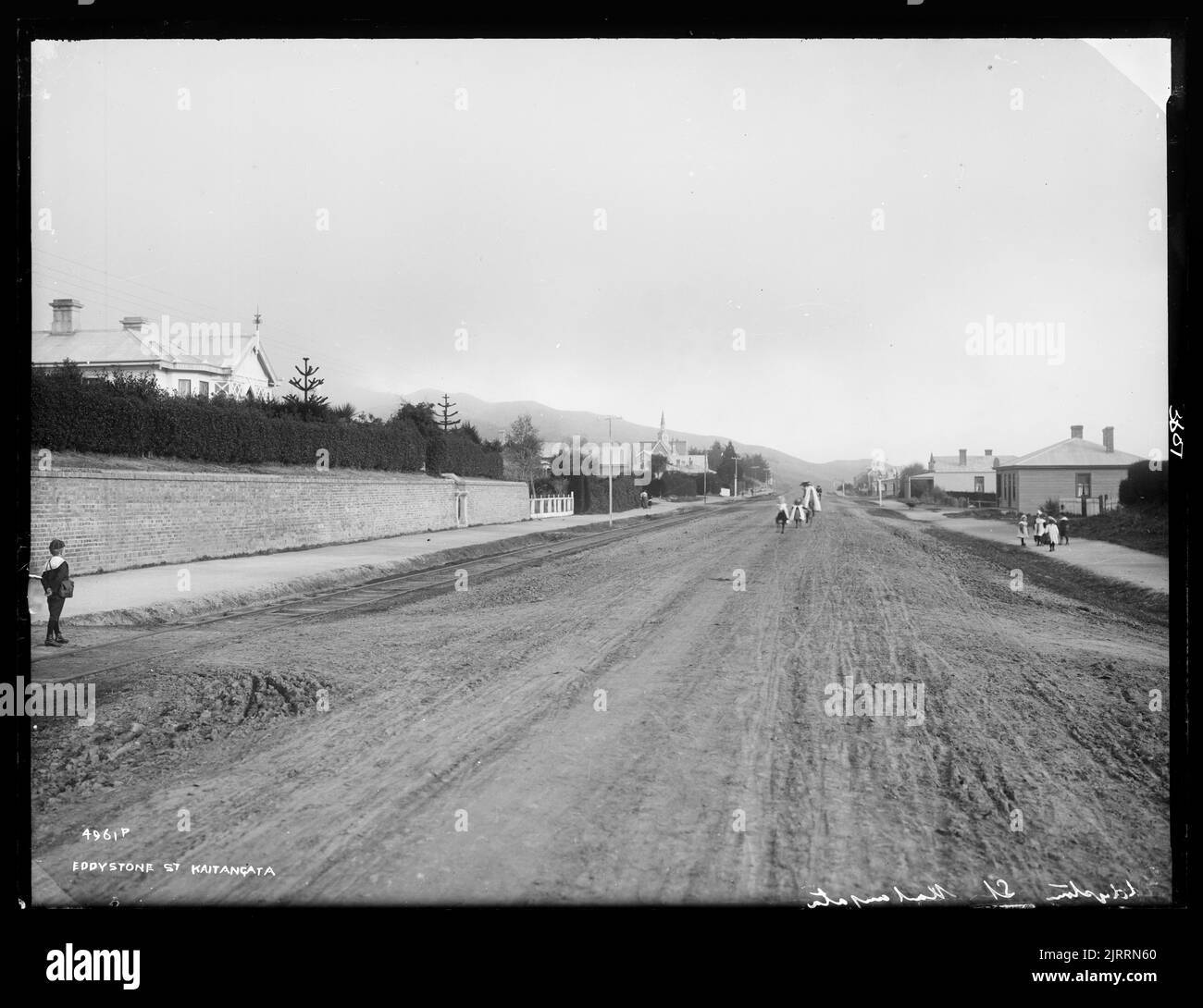 Eddystone Street, Kaitangata, New Zealand, by Muir & Moodie Stock Photo ...