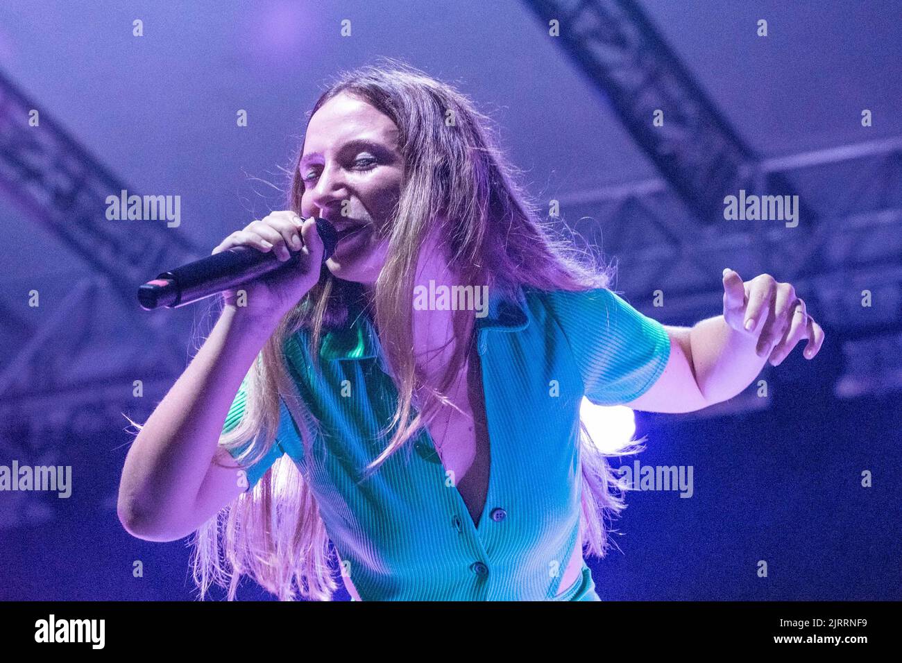 Laila Al Habash during the Italian singer Music Concert Laila Al Habash ...