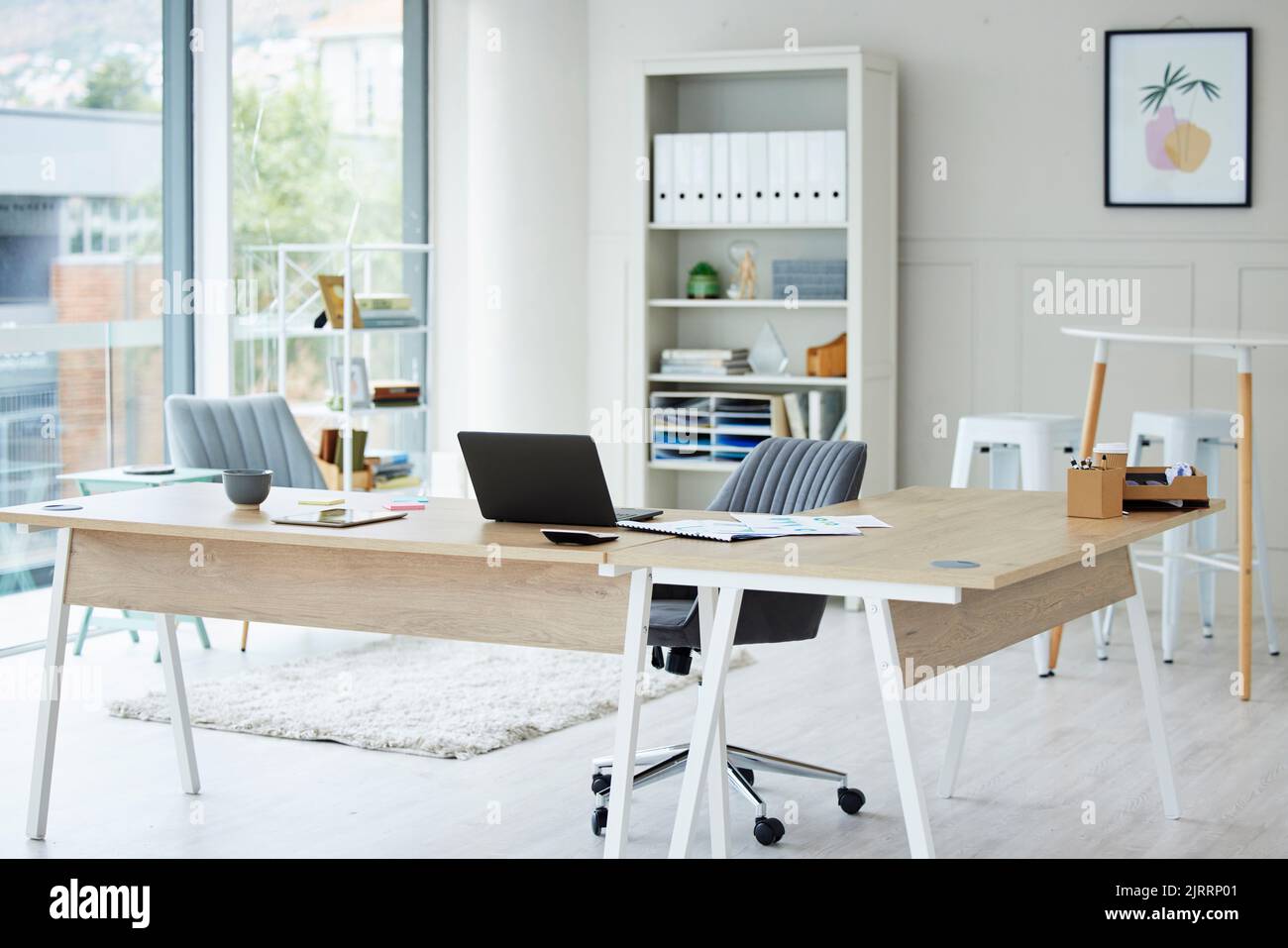 Professional work space, corporate office in creative interior design ...