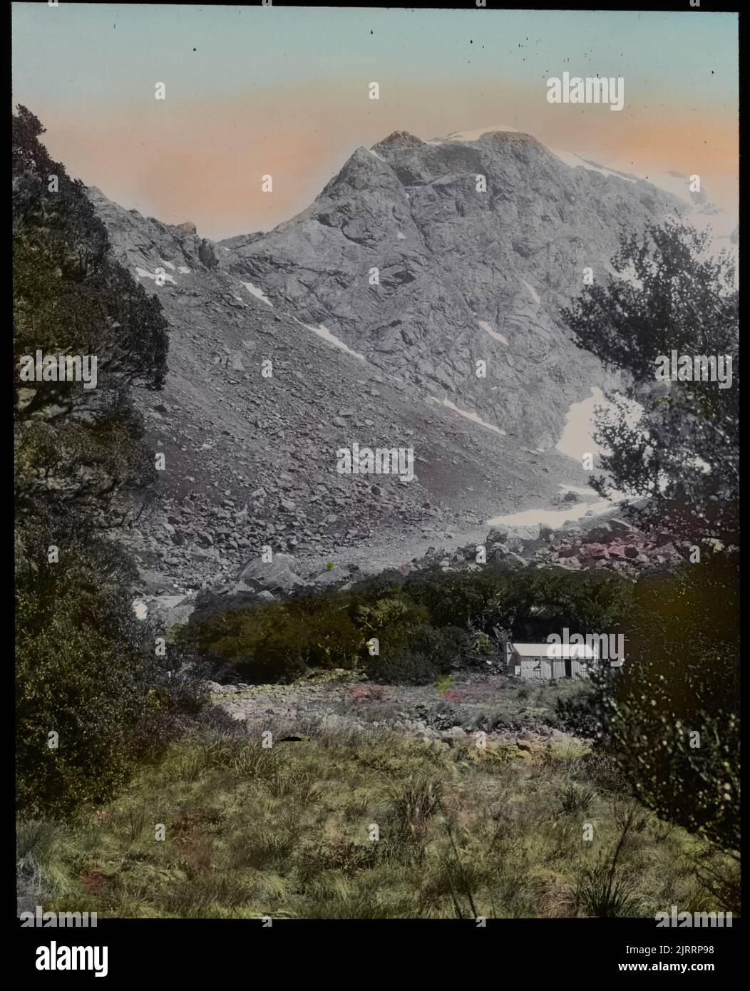 Homer's Saddle and Talbot's Ladder from the Homer Hut, West Coast, by ...