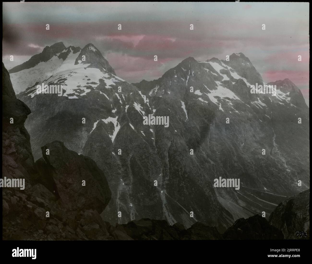 Crosscut and (Mount) Christina from top of Talbot's Ladder, West Coast ...