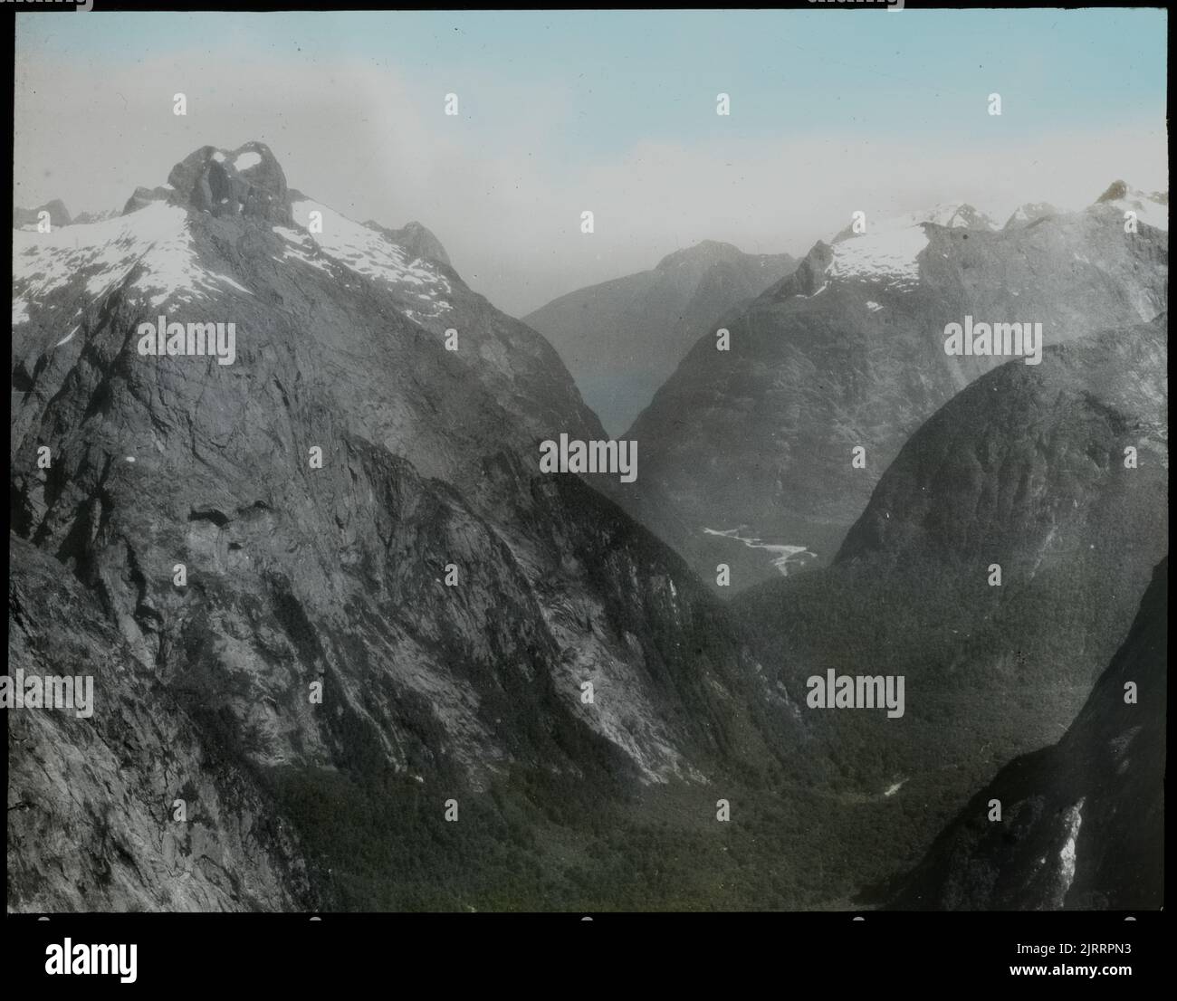 Milford Sound from Gertrude Saddle, New Zealand, by Algernon Charles ...