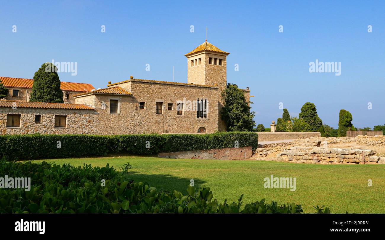 Spain, Catalonia, L’Escala: Greco-Roman city of Empuries. Founded ...