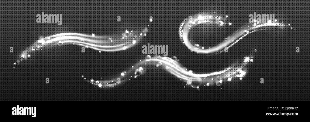 Clean detergent wave and soap swirl, light effect with bubbles and ...