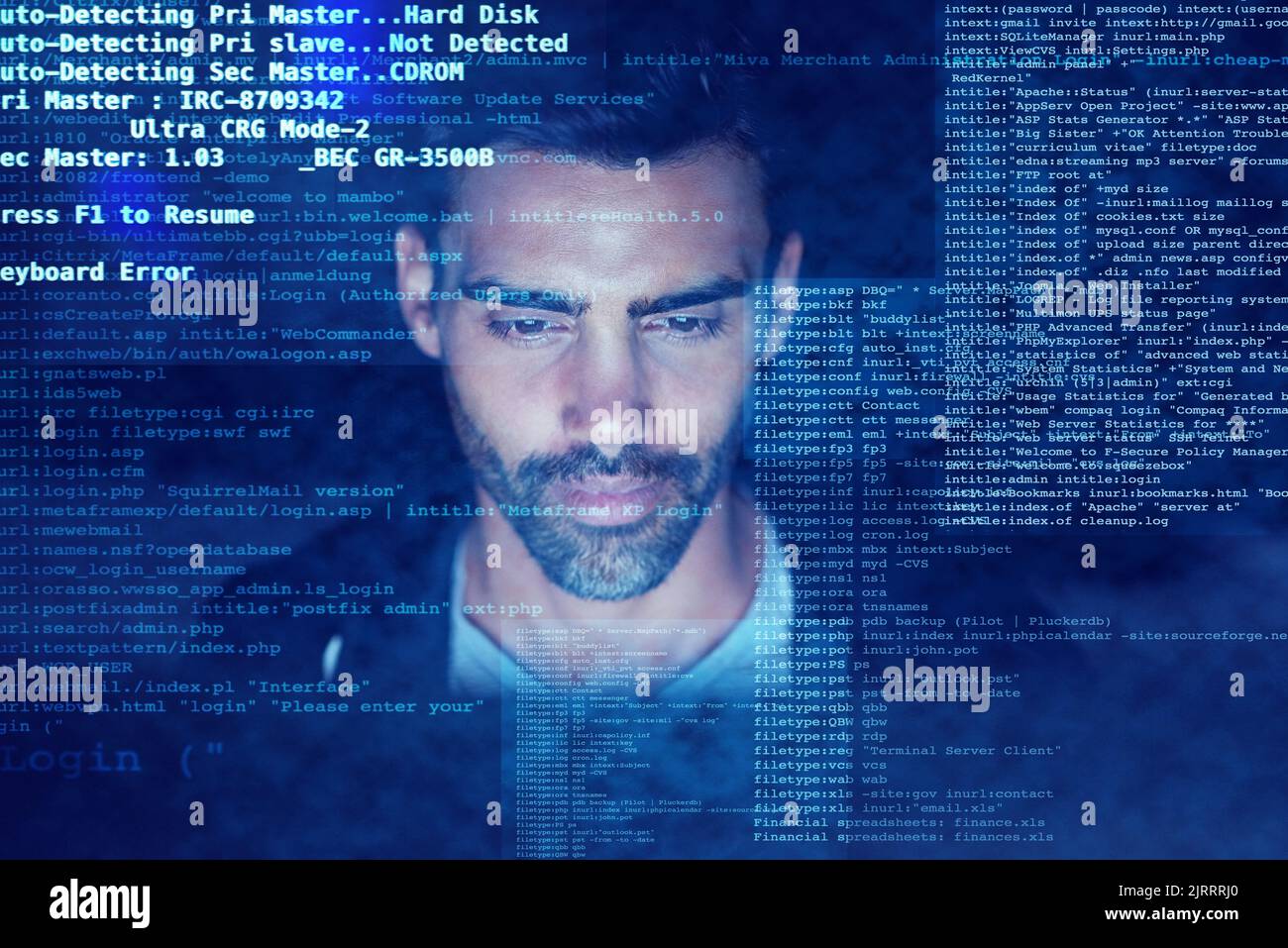 Coding Is Second Nature To Him A Focussed Computer Hacker Using A 3946