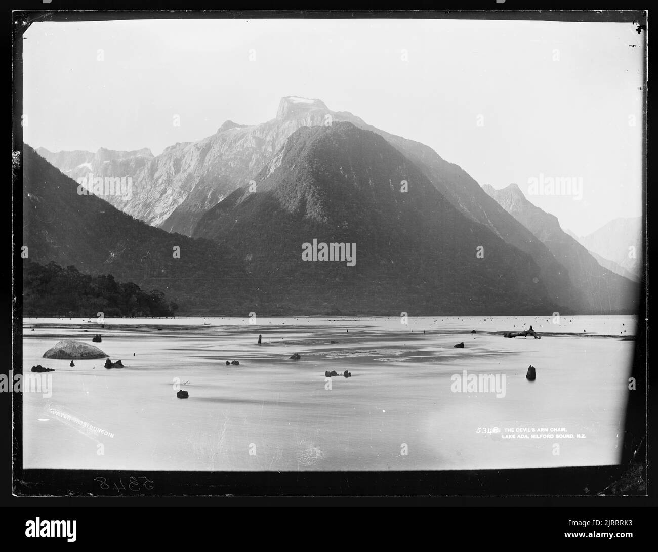 The Devil's Arm Chair, Lake Ada, Milford Sound, NZ, 1883, Milford Sound ...