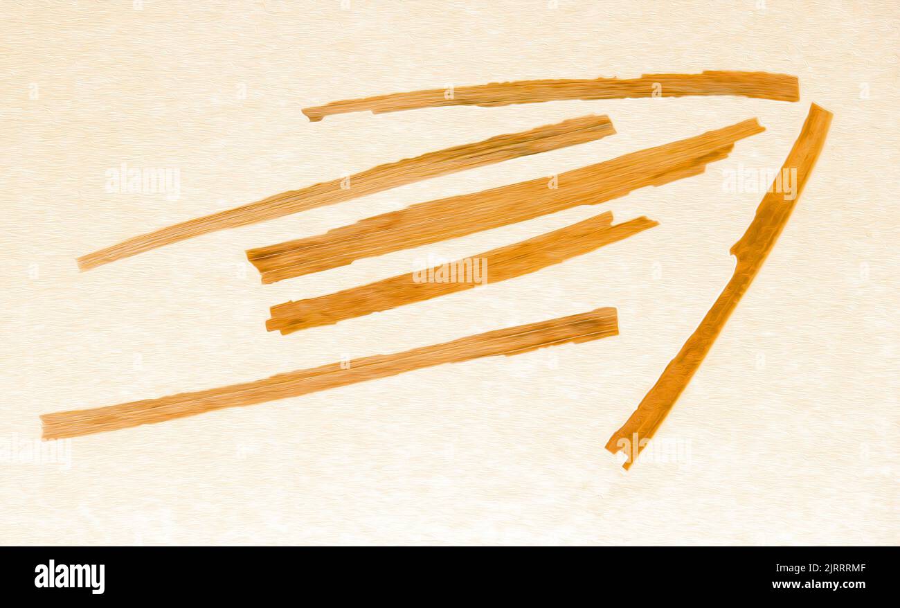 dried corn leaves arrow, roughage autumn fall leaf, wooden planks ...