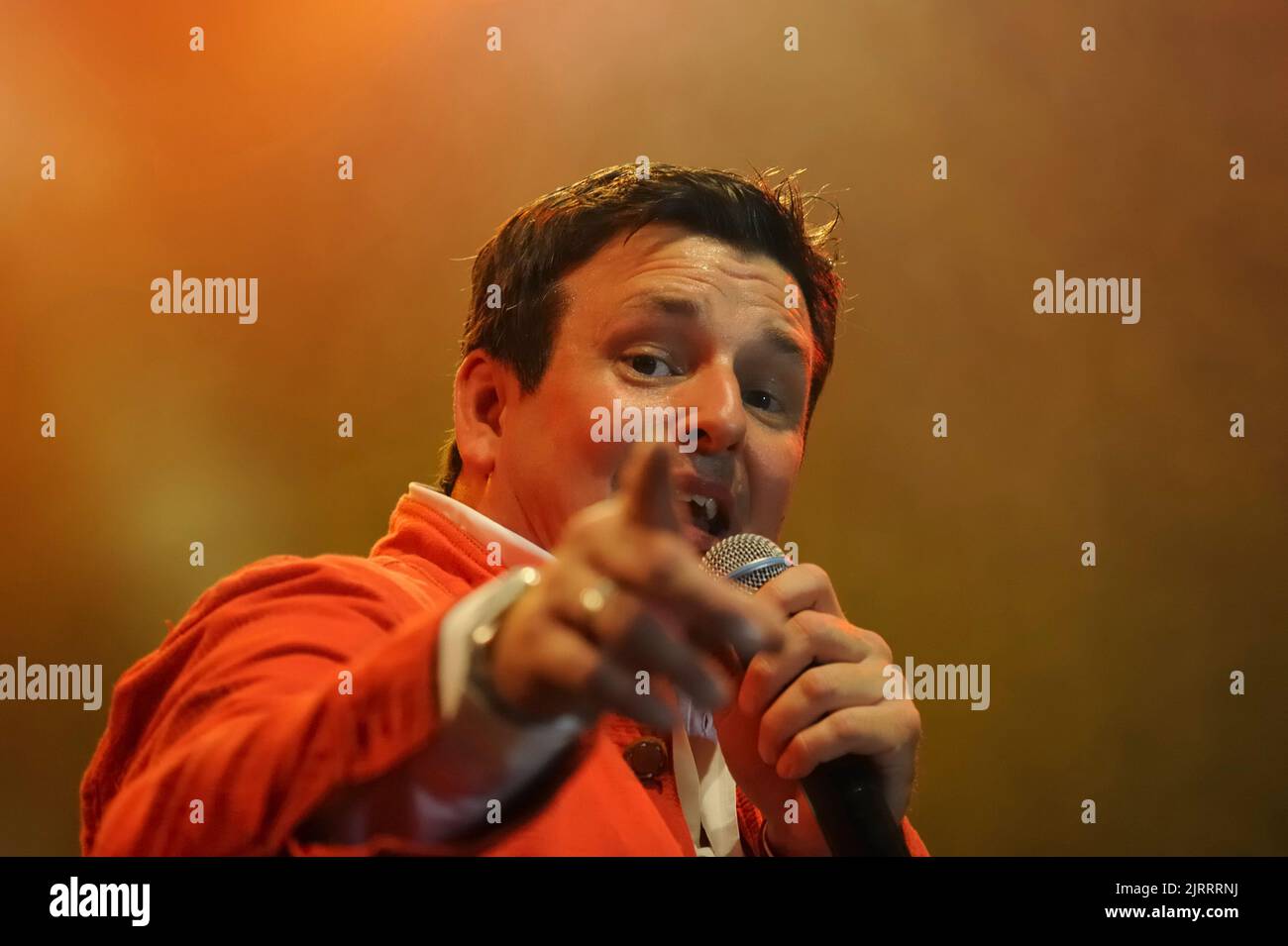 Vienna, Austria. June 26, 2015. The Austrian folk musician and pop ...