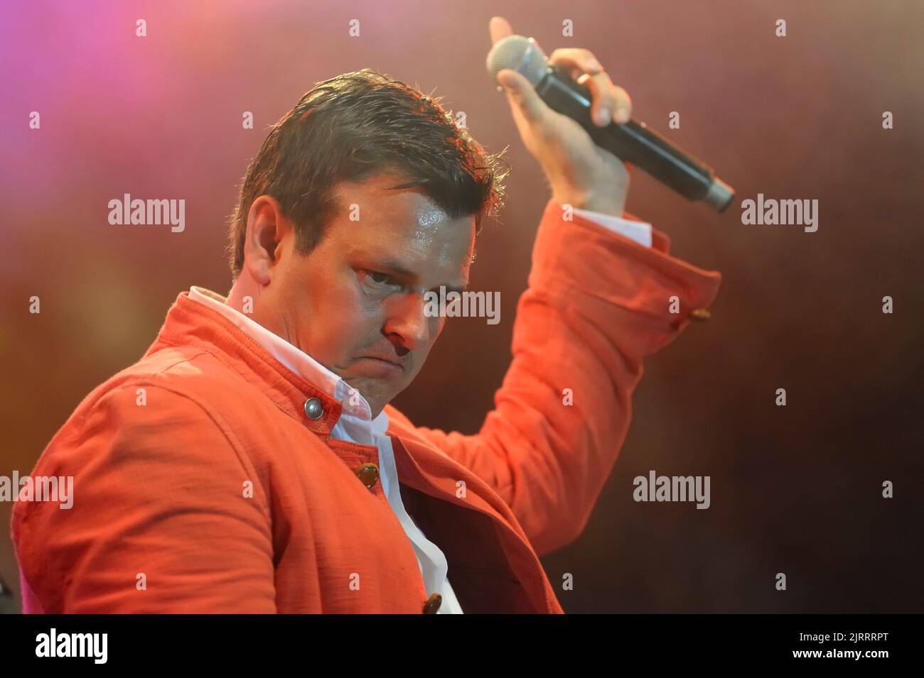 Vienna, Austria. June 26, 2015. The Austrian folk musician and pop ...