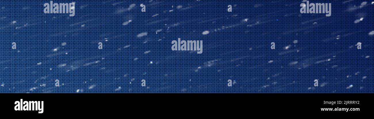 Blizzard and wind effect, flying snow, dust or rain drops isolated on ...