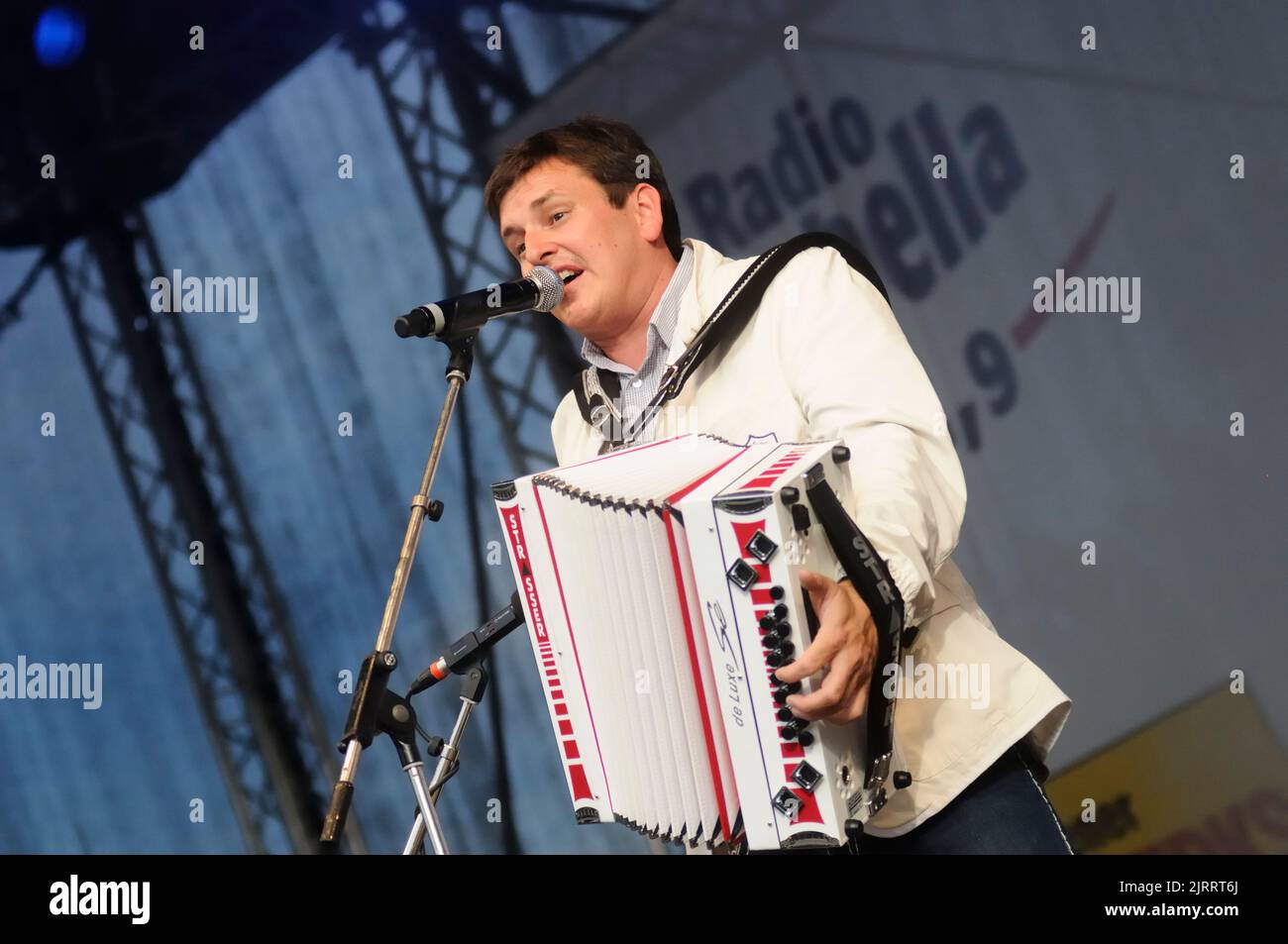 Vienna, Austria. June 24, 2012. The Austrian folk musician and pop ...