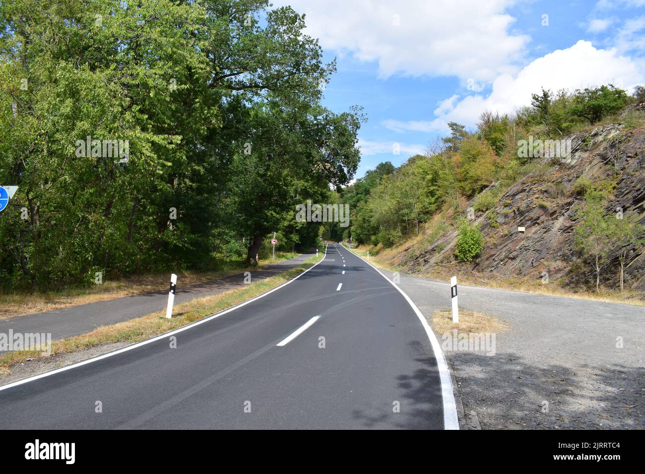road through Elztal Stock Photo - Alamy