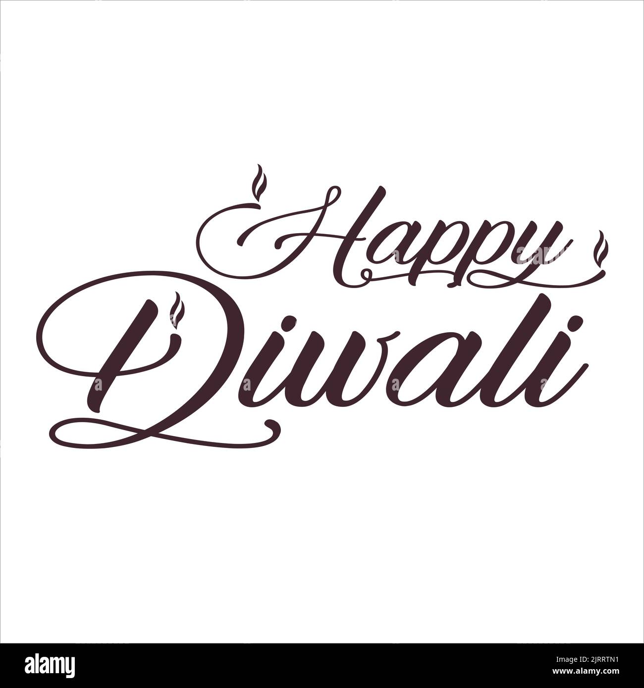 Happy Diwali. Handwritten lettering text isolated Creative background ...