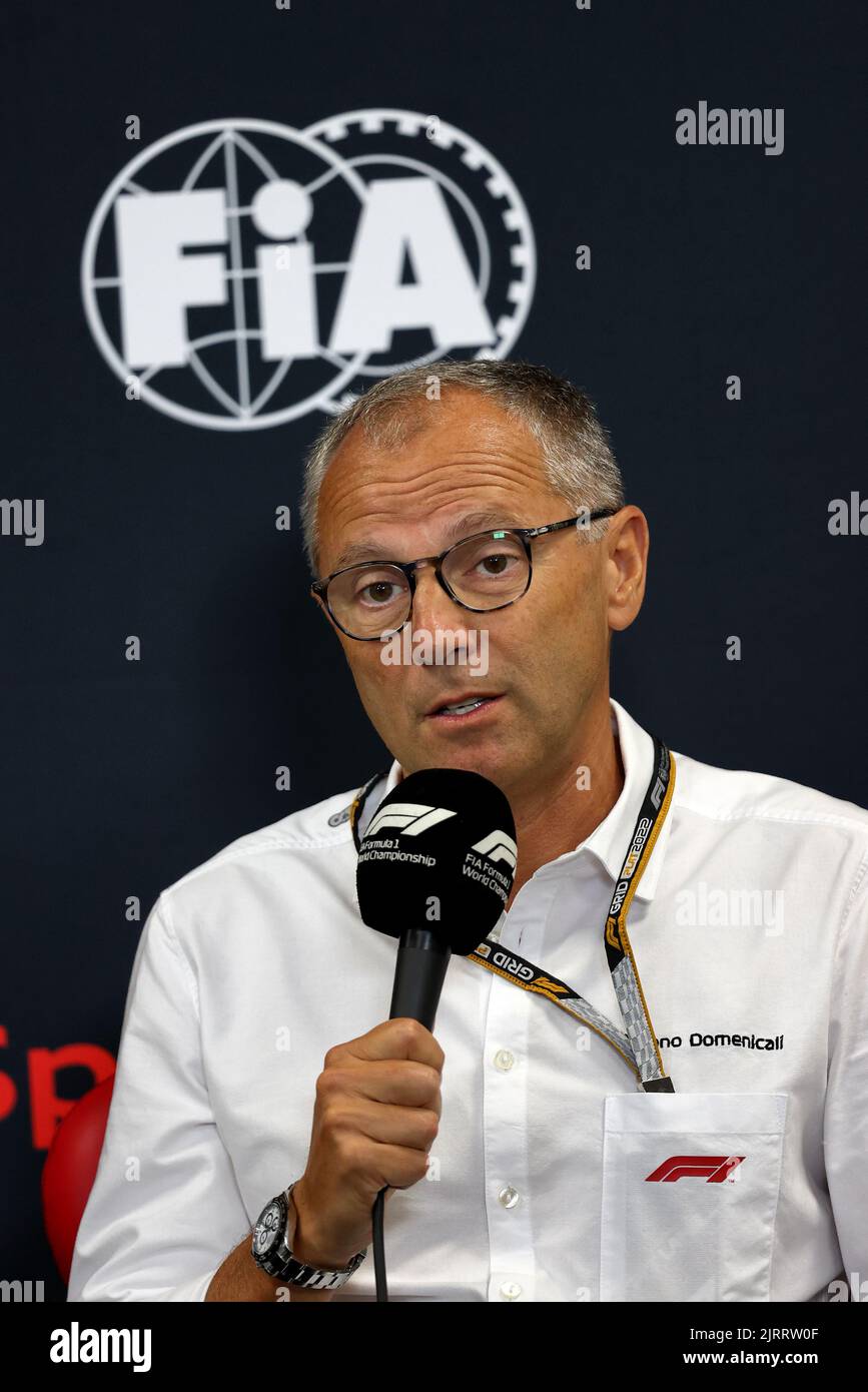 Spa Francorchamps, Belgium. 26th Aug, 2022. Stefano Domenicali (ITA ...