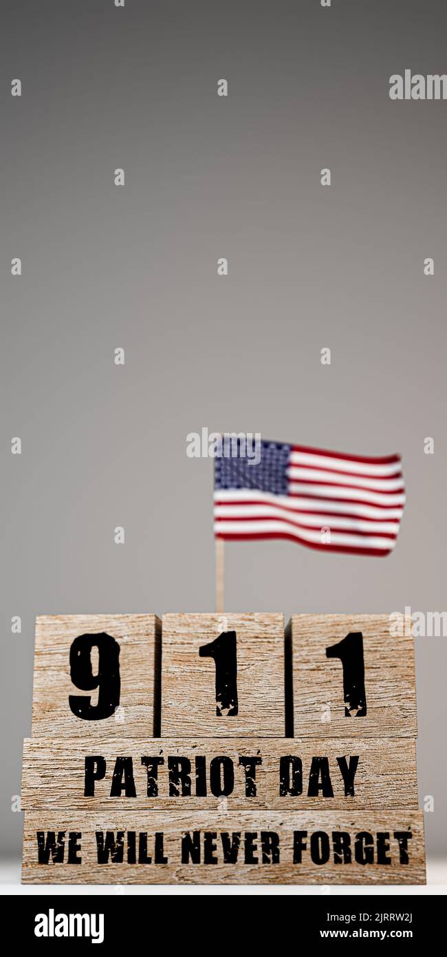 patriot day sign isolated on white background 3d illustration Stock ...