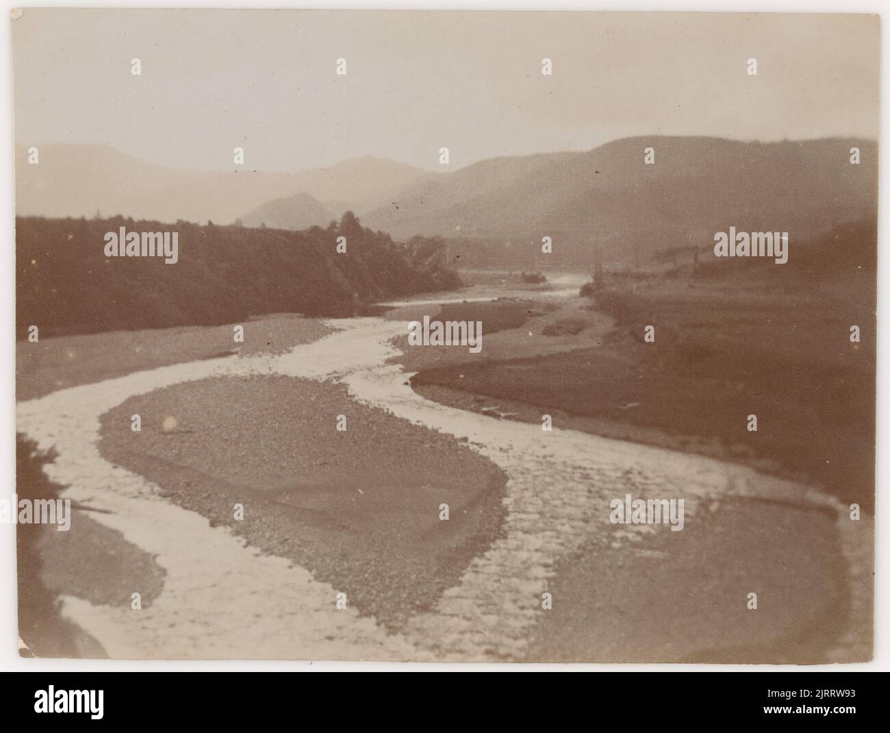 [Masterton river]., 1920s to 1930s, New Zealand, by Roland Searle Stock ...