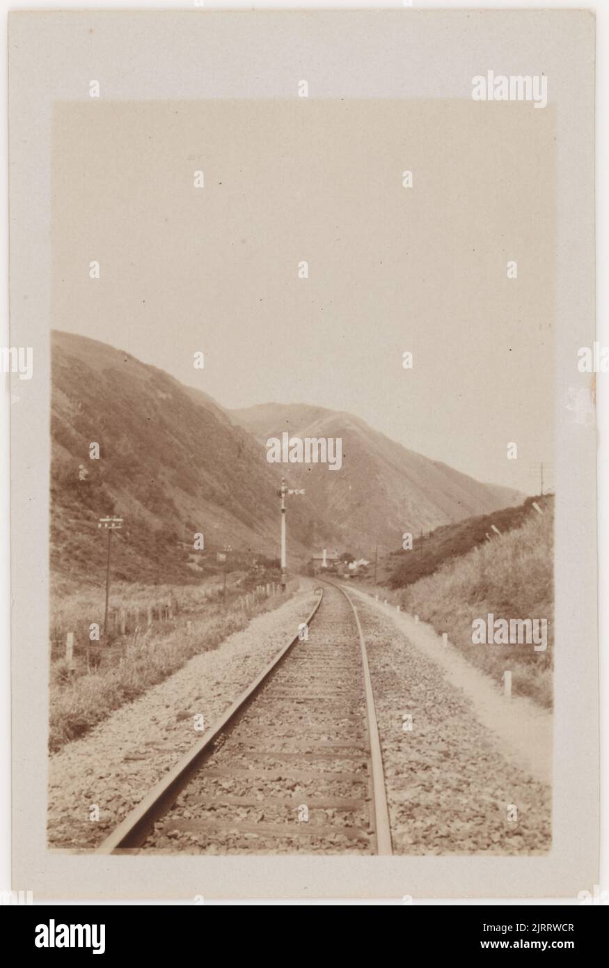 [Paekakariki rail lines]., 1920s to 1930s, New Zealand, by Roland ...