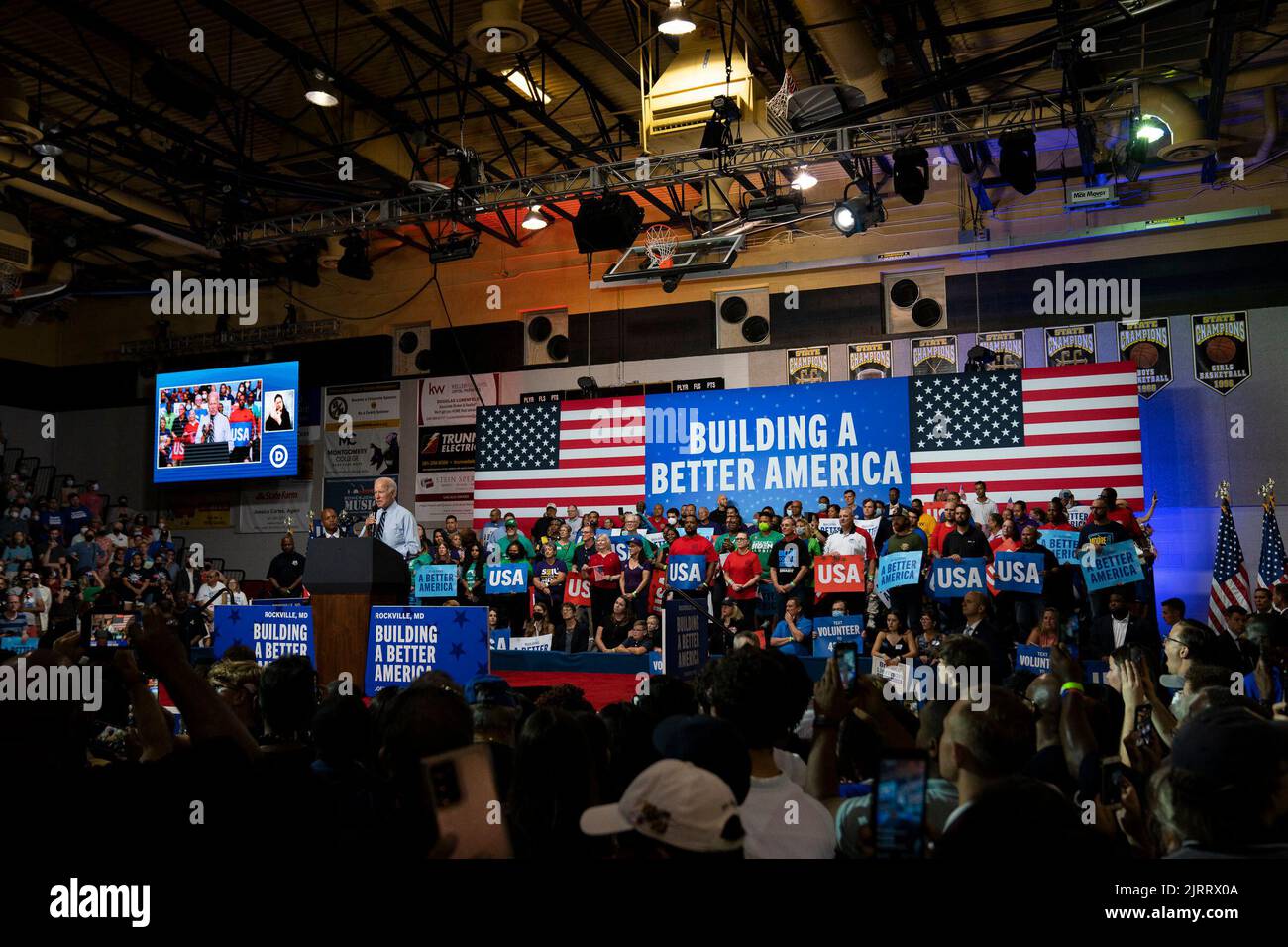 Rockville, Maryland, USA. 25th Aug, 2022. President JOE BIDEN speaks at ...