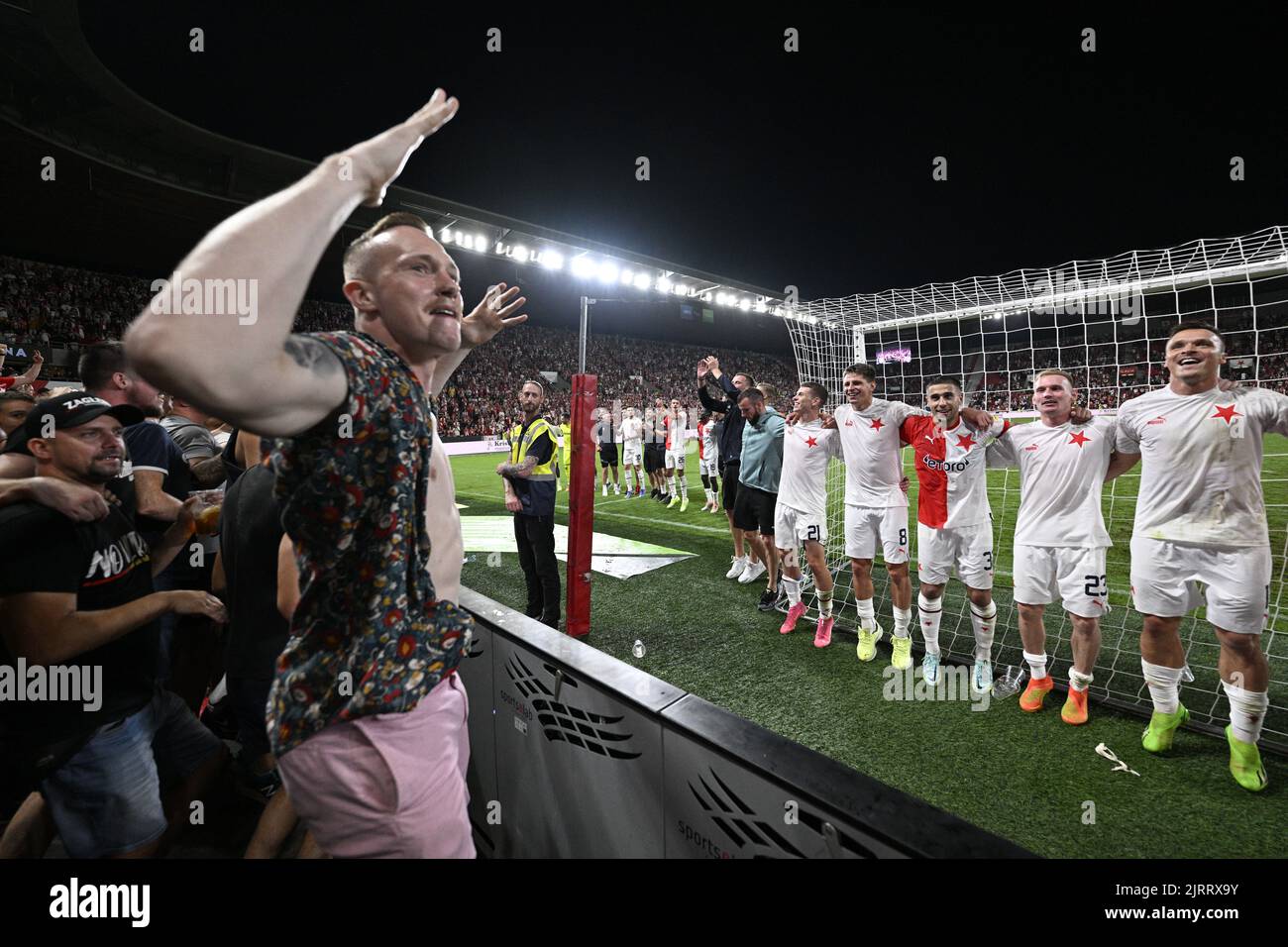 Slavia praha vs rakow czestochowa hi-res stock photography and images ...