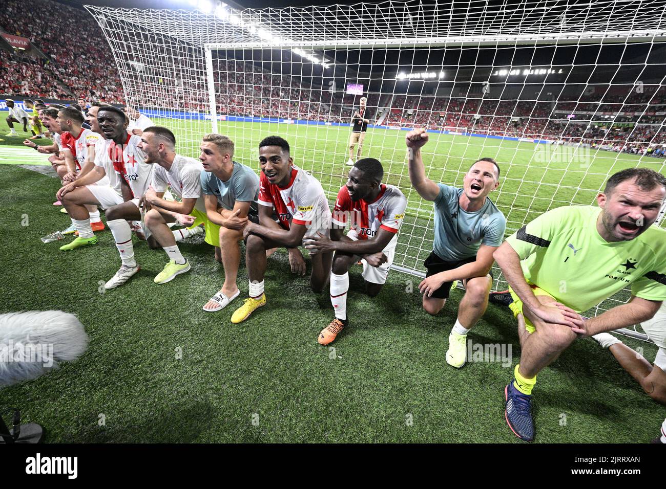 Slavia praha vs rakow czestochowa hi-res stock photography and images ...