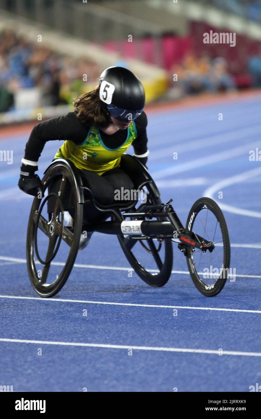 Sarah CLIFTON-BLIGH of Australia in the Women's T33 / T34 100m - Final ...