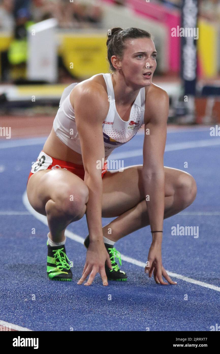 Jade O'DOWDA of England in the women's heptathlon at the 2022 ...