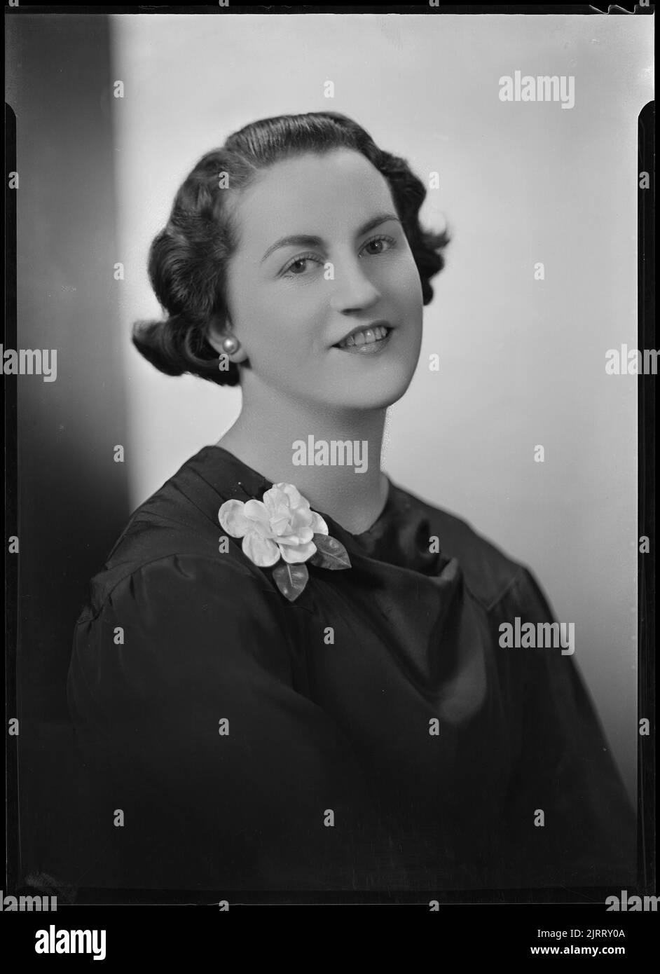 Miss P Martin, 1936, Wellington, by Spencer Digby Studios. Spencer ...