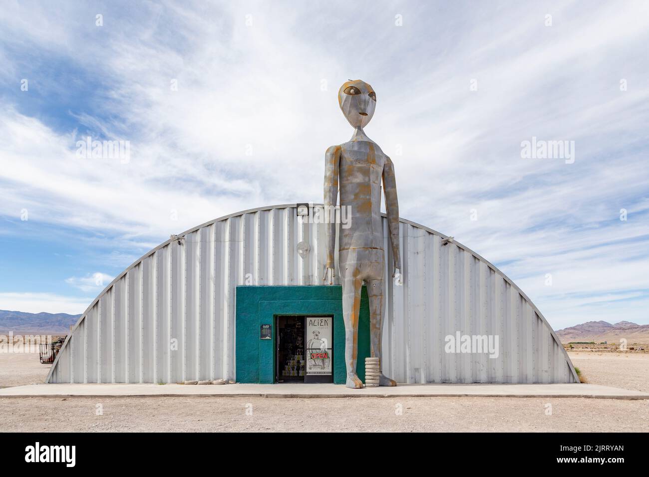 Hiko, USA - June 2, 2022: The Alien Research Center is an ...