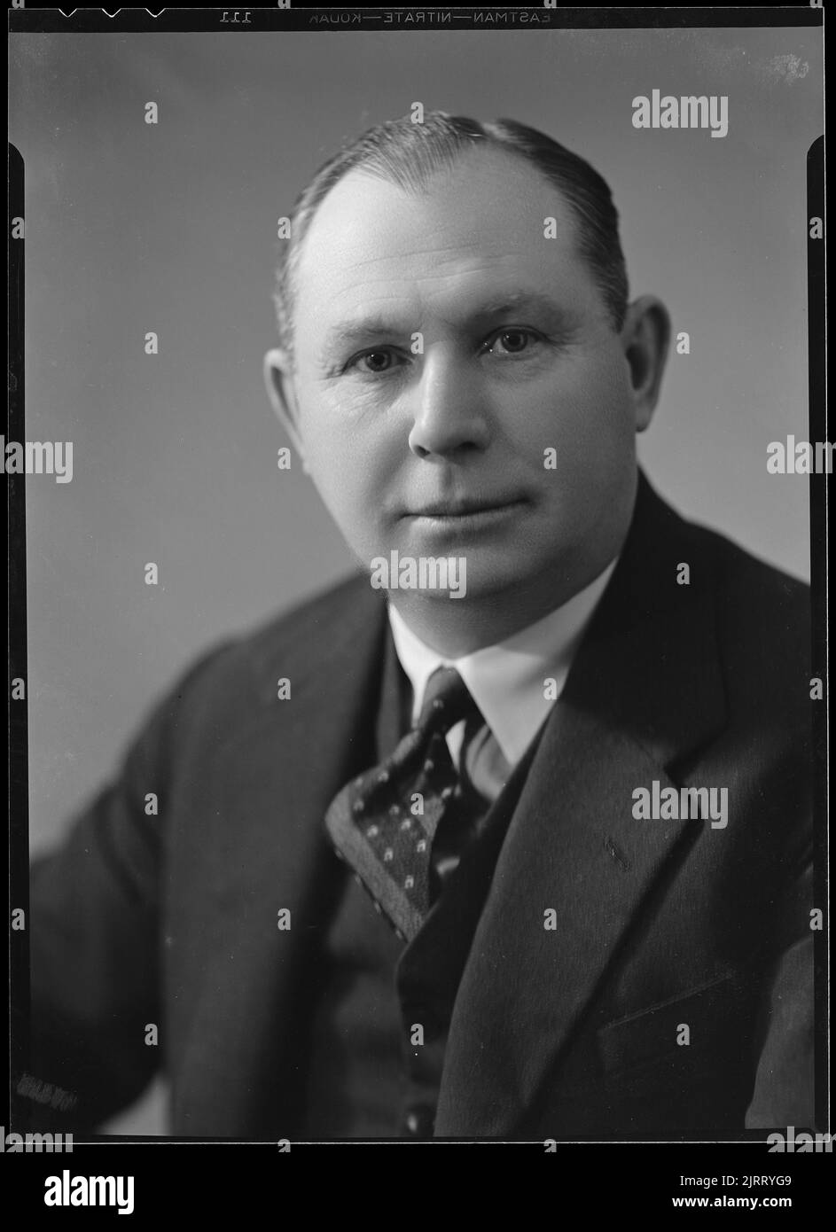 Mr McArthur, 1936, Wellington, by Spencer Digby Studios. Spencer Digby ...