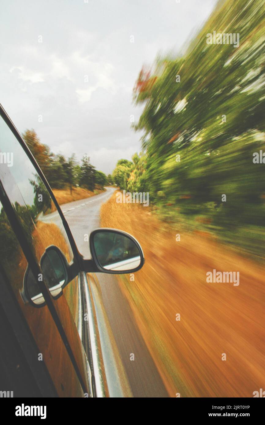 Rear passenger point of view hi-res stock photography and images - Alamy