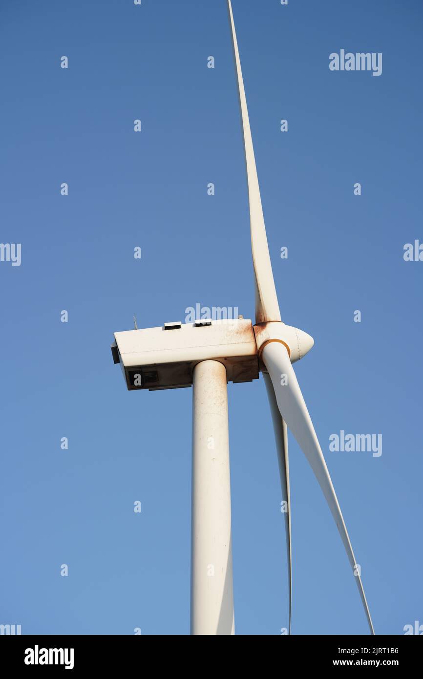 renewable energy wind turbines electricity production Stock Photo - Alamy