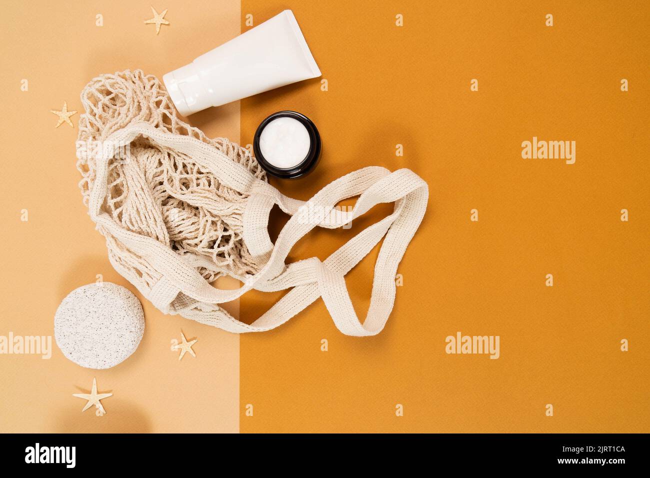 A layout for your natural eco cosmetics product and, copy space for ...