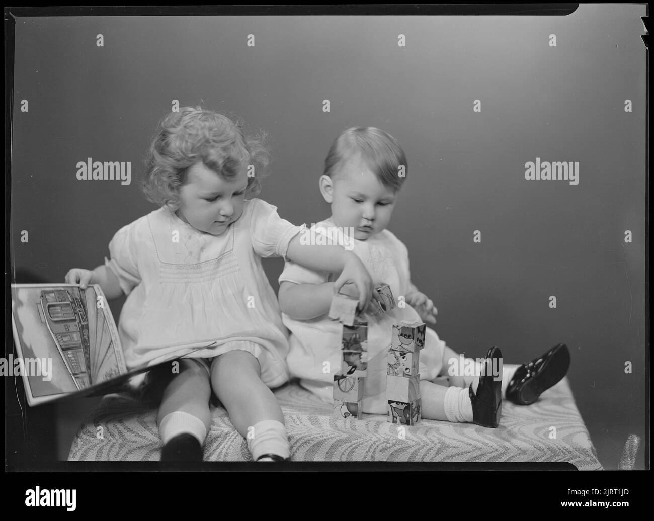 Dr Beaumont's children, 1937, Wellington, by Spencer Digby Studios ...