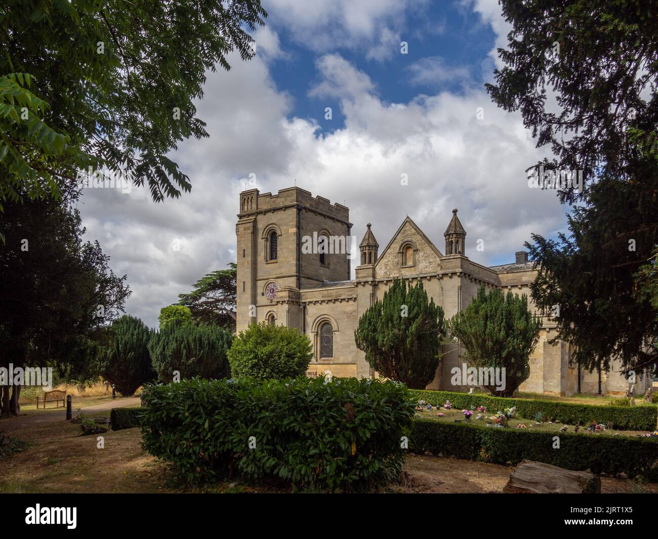 Exterior of the church of the Holy Trinity, Wolverton, Buckinghamshire ...