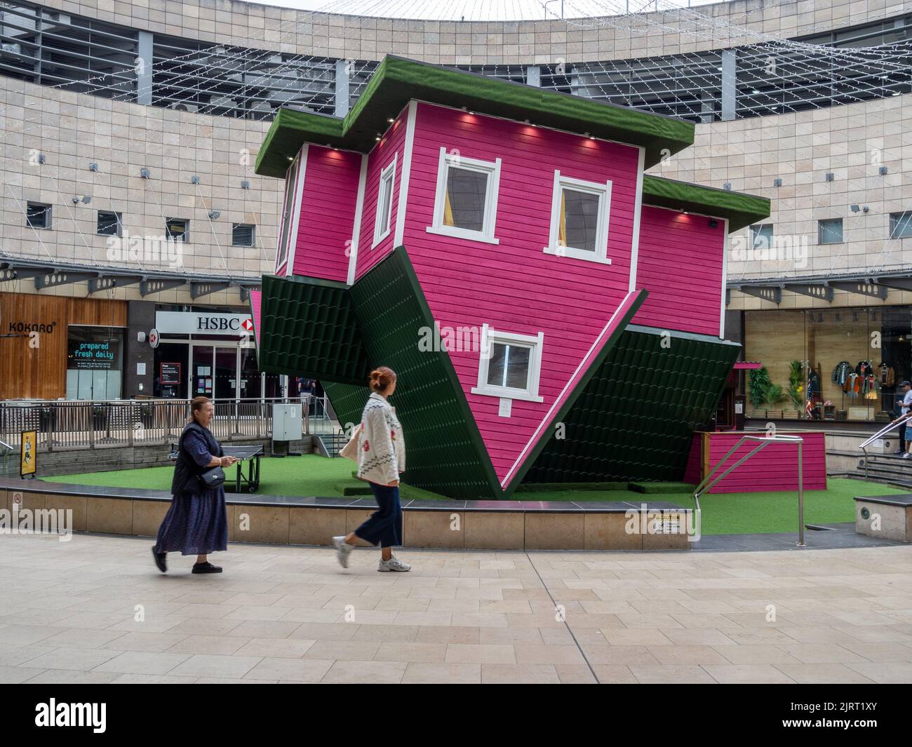 The Upside Down House, a visitor attraction, Midsummer Place, Milton ...