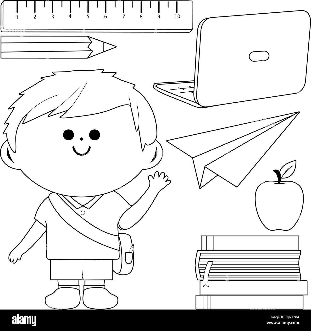 Student Clip Art Black And White