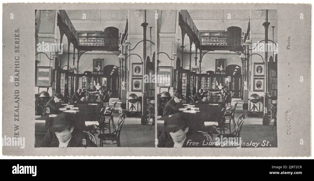 Free Library, Wellesley St, circa 1900-1916, England, by George Crombie ...