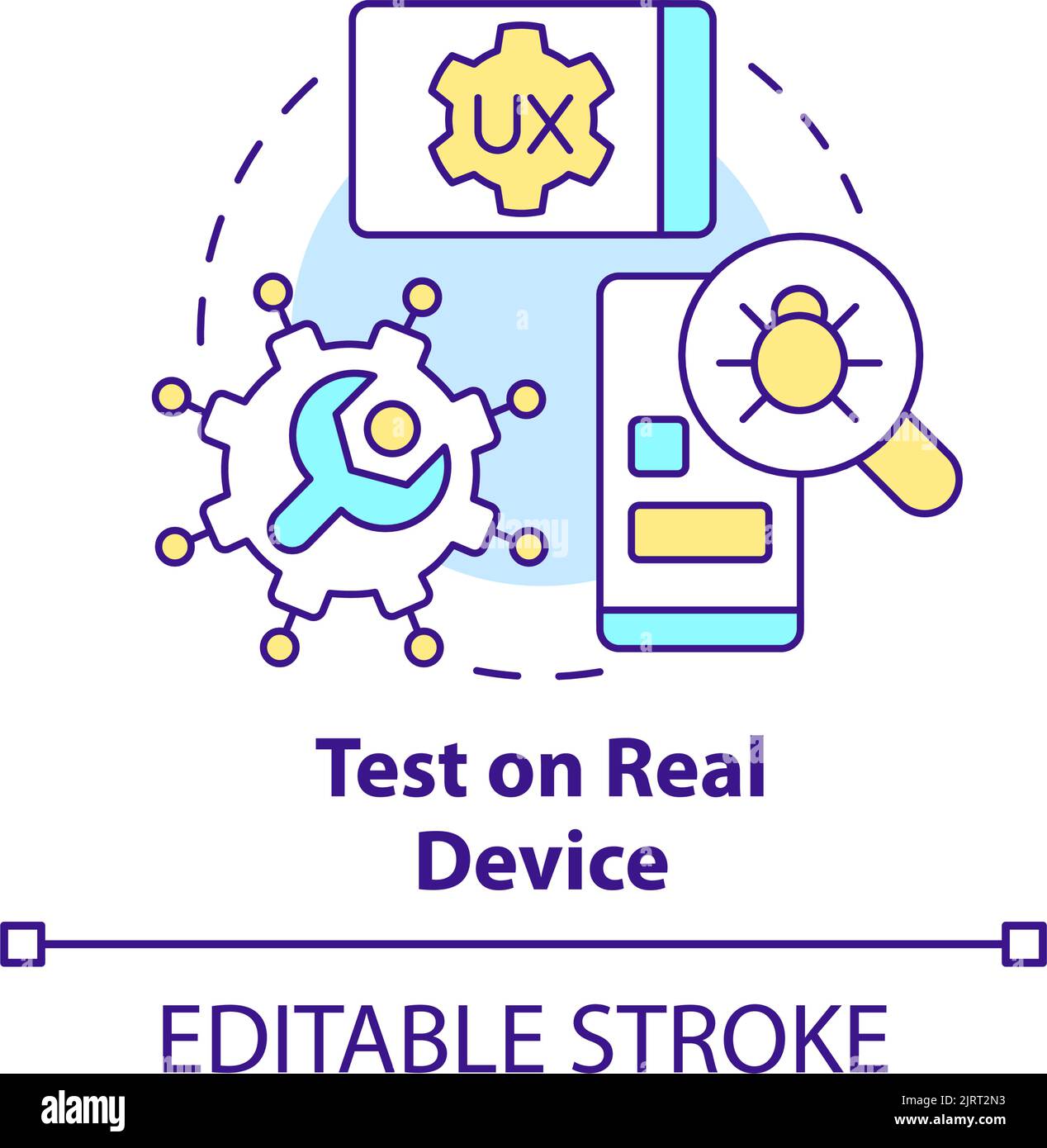 Real test Stock Vector Images - Alamy