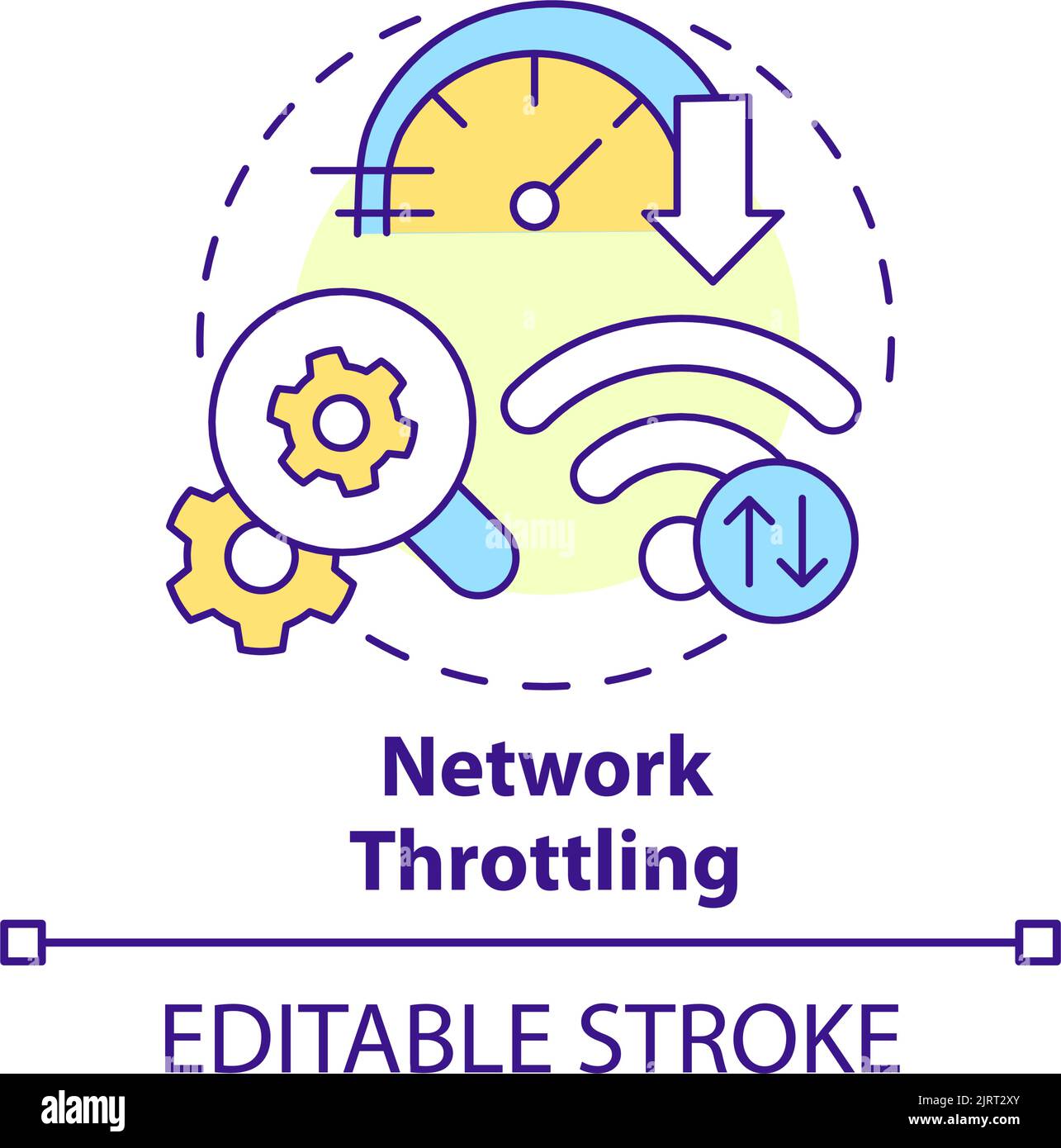 Network throttling concept icon Stock Vector Image & Art - Alamy Network throttling concept icon Stock Vector Image & Art - Alamy