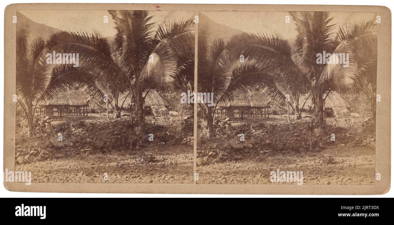 Pango Pango (sic), Samoa, circa 1884, Pago Pago, by Burton Brothers ...