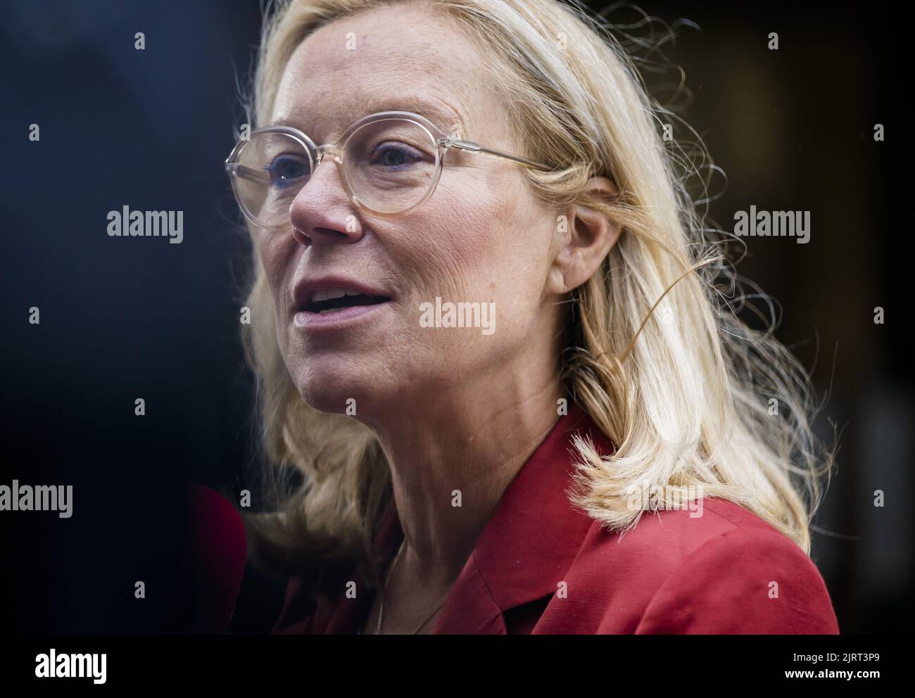 2022-08-26 10:41:00 THE HAGUE - Sigrid Kaag, Minister of Finance, on ...