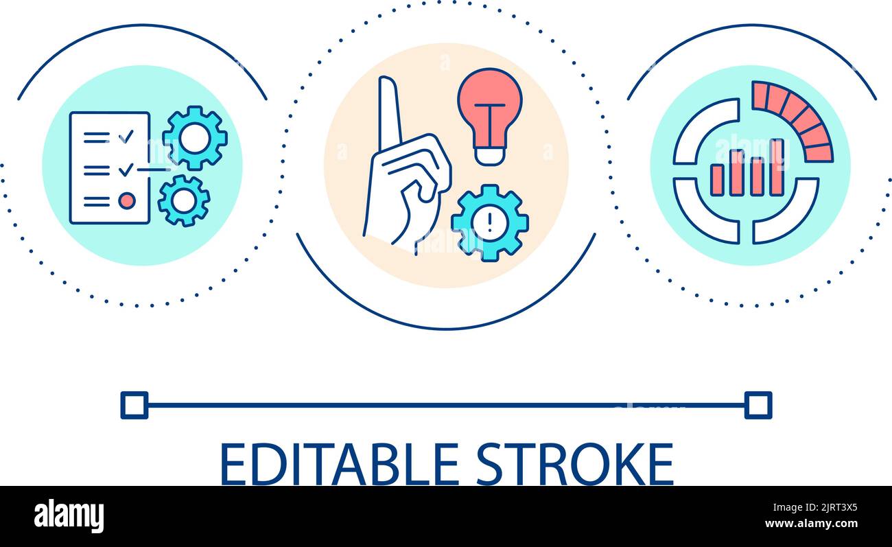 Analyse and improve loop concept icon Stock Vector Image & Art - Alamy Analyse and improve loop concept icon Stock Vector Image & Art - Alamy