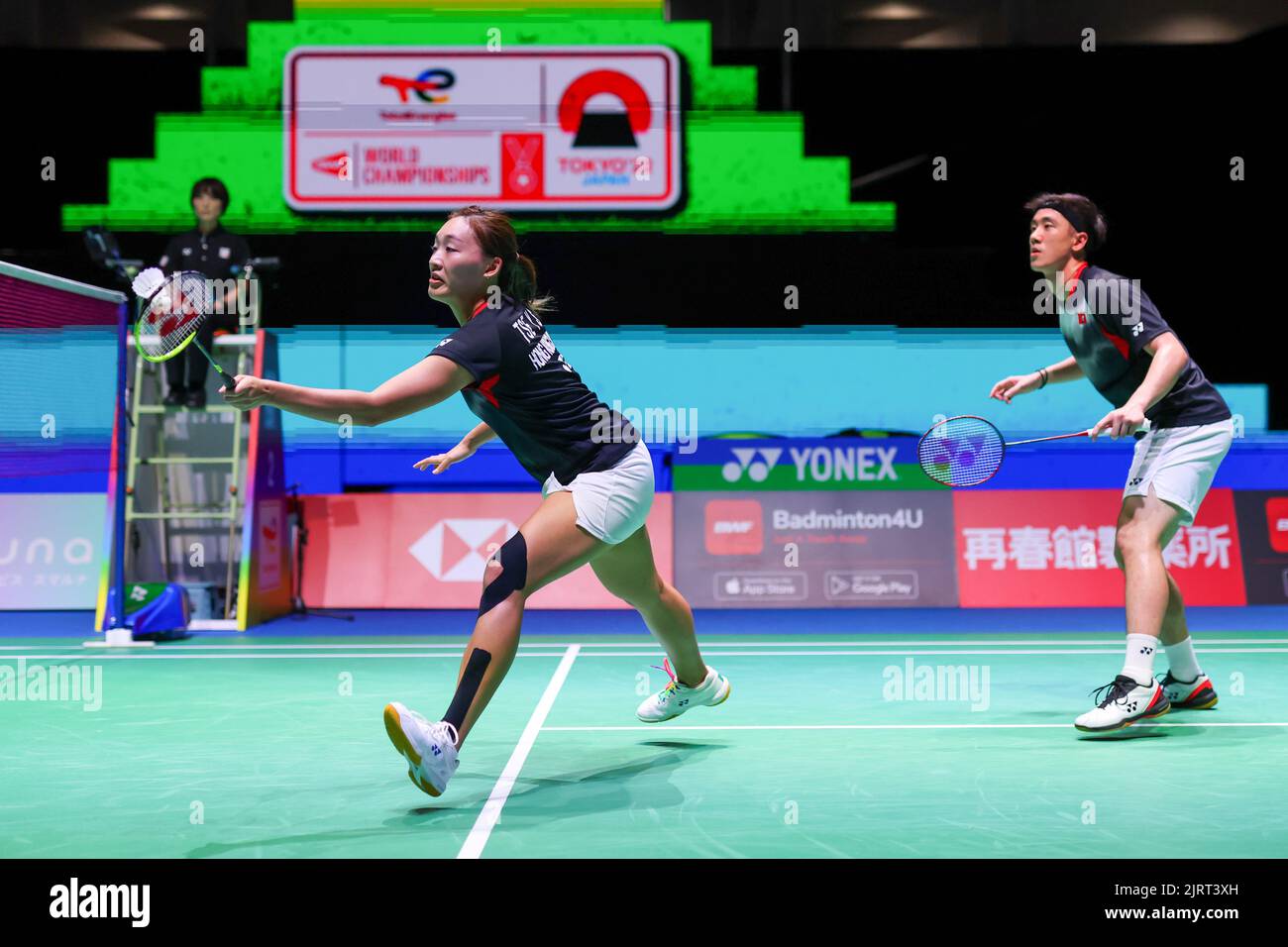 Tokyo, Japan. 26th Aug, 2022. TSE Ying Suet, TANG Chun Man (HKG ...