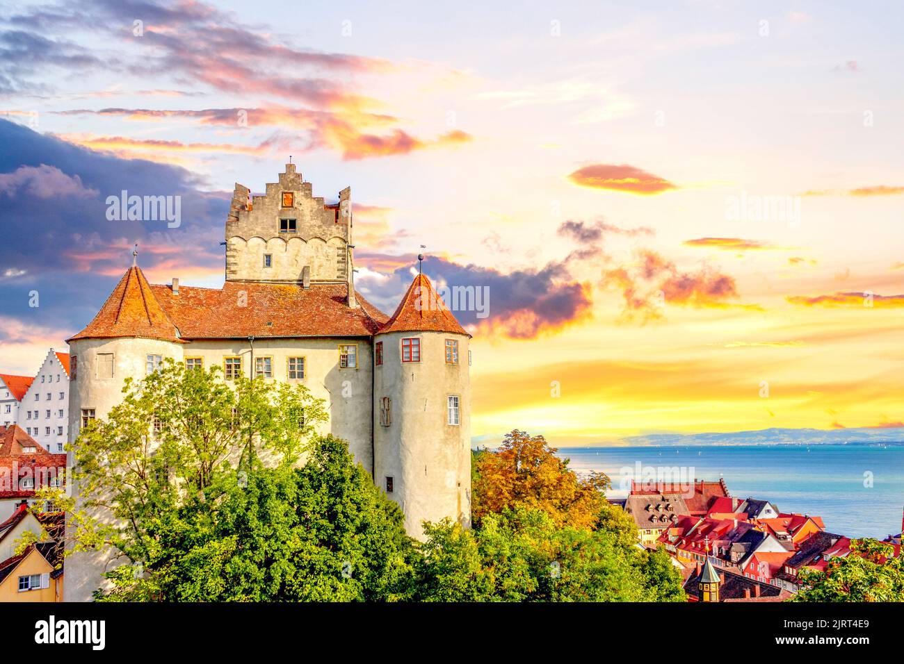 View over Meersburg, Lake Constance, Germany Stock Photo - Alamy