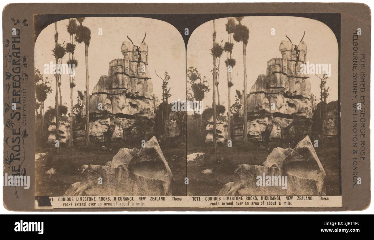 Geological limestone formations Cut Out Stock Images & Pictures - Alamy