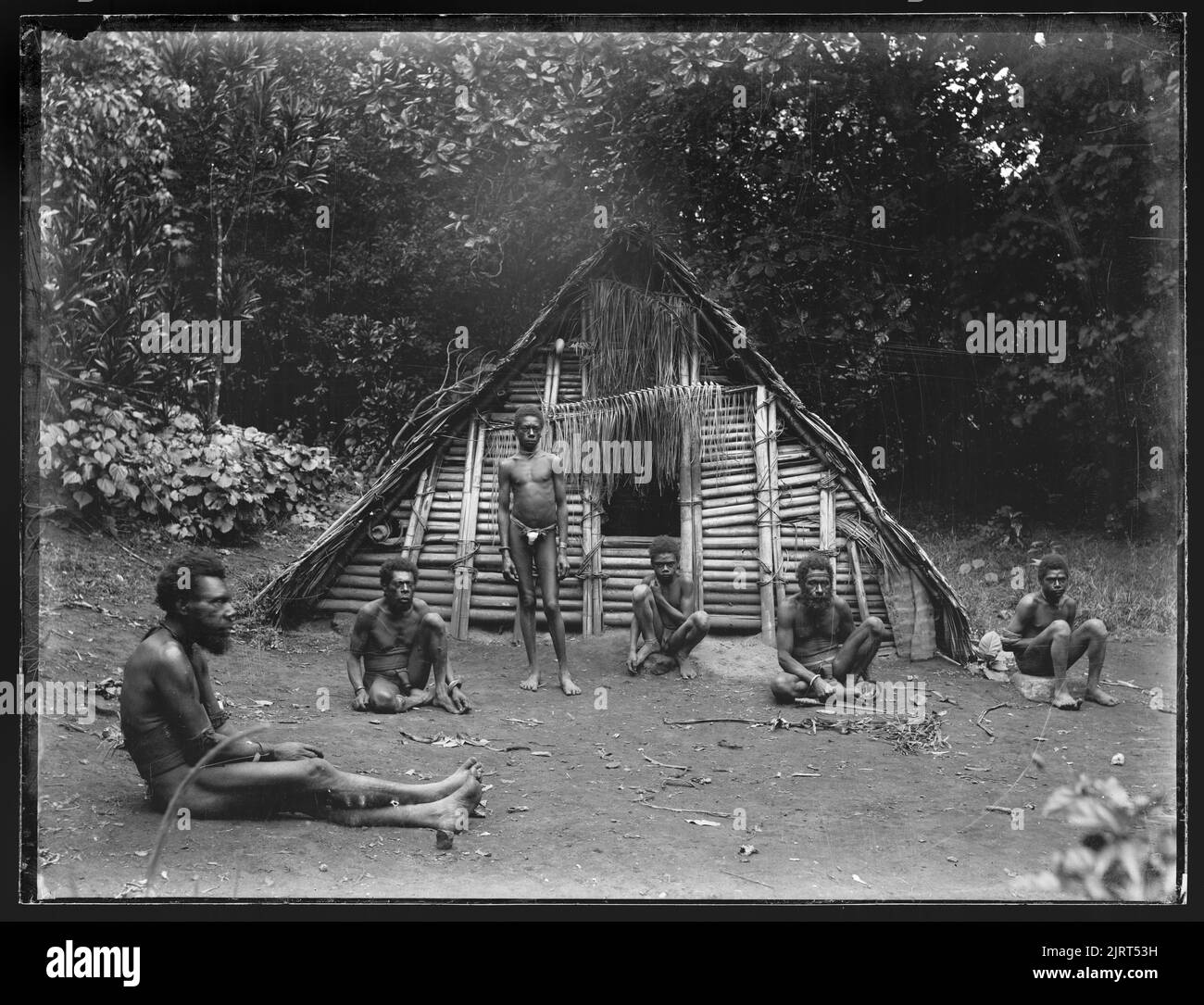 [Natives, Port Sandwich, New Hebrides], New Zealand, by Muir & Moodie ...