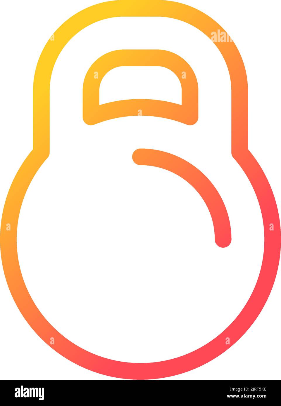 Kettlebell pixel perfect gradient linear ui icon Stock Vector Image & Art - Alamy