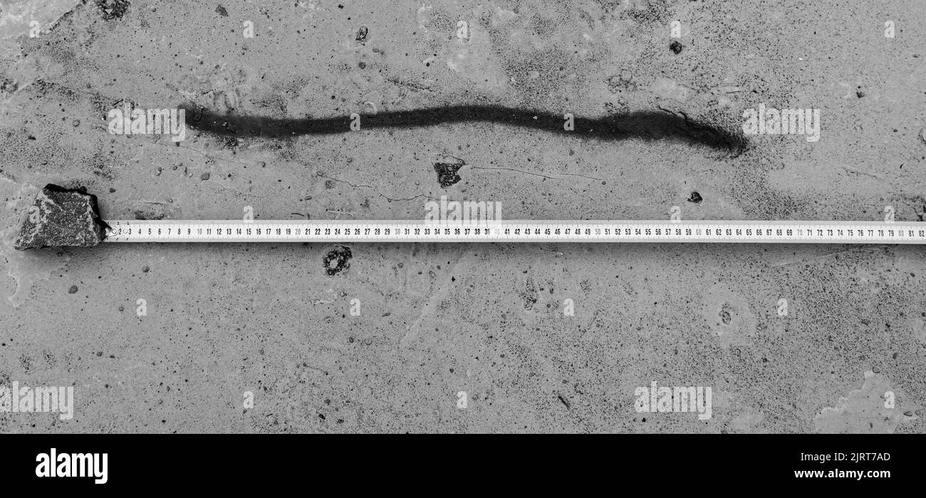 Surface texture measuring Black and White Stock Photos & Images - Alamy