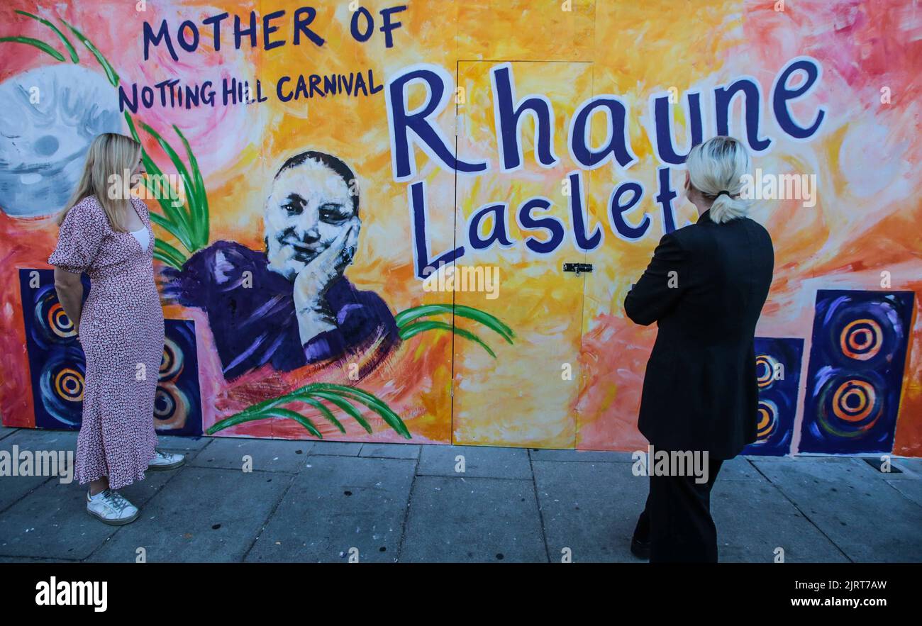 London UK 26 August 2022 Artist and carnivalist Linett Kamala has ...