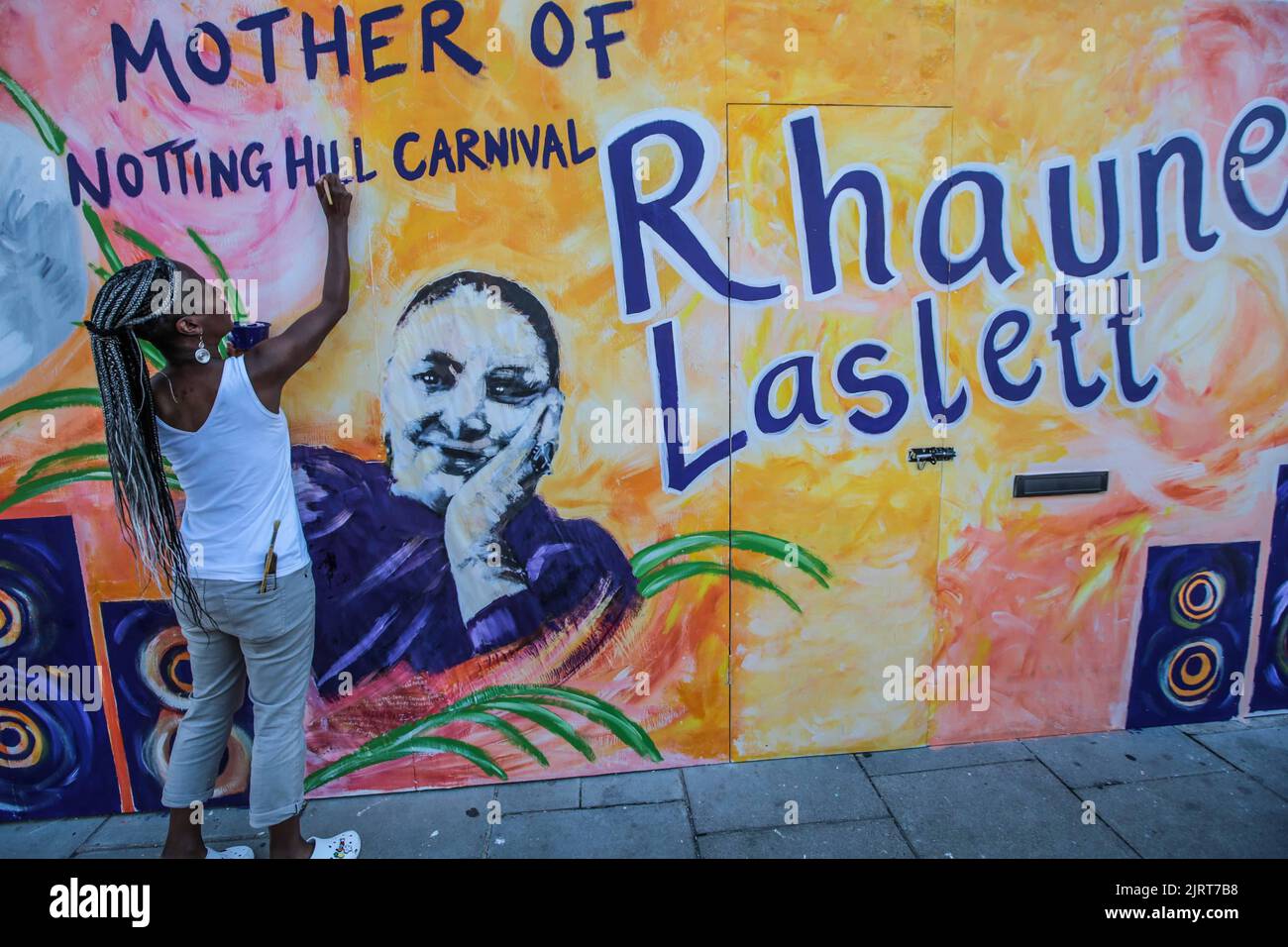 London UK 26 August 2022 Artist and carnivalist Linett Kamala (Pictured ...